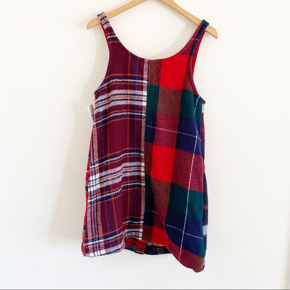 Free People | Dresses | Free People X Carleen Two Tone Mixed Plaid ...